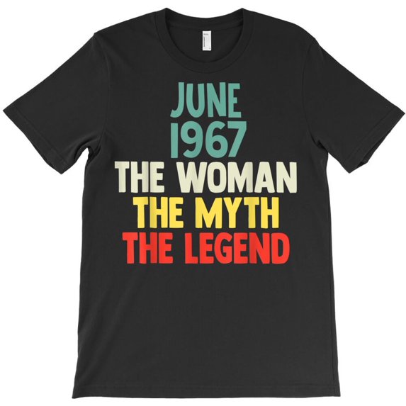 55 Years Old June 1967 Funny Woman Myth Legend 55th Birthday H40832 ...