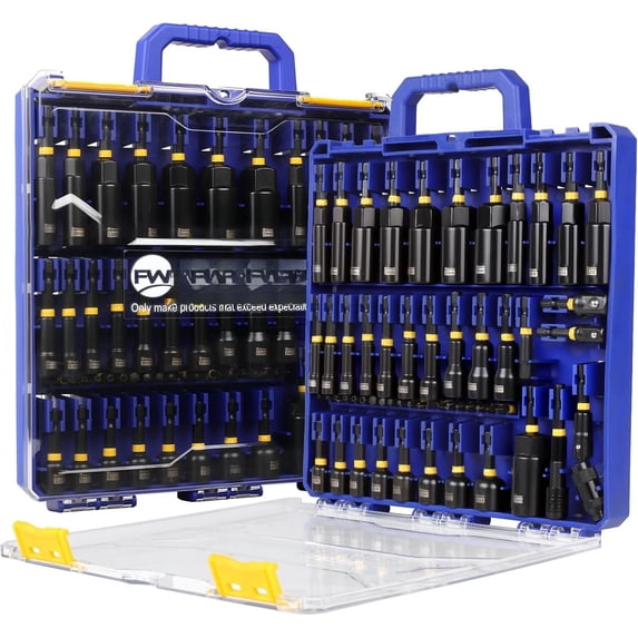 55 count Impact Nut Driver Set, Nut Driver Set for Impact Drills and ...