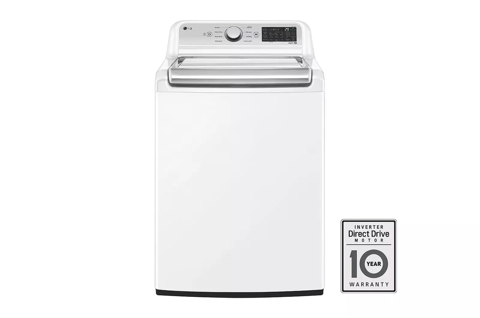 "LG 27"" Wide 5.5 Cu. Ft. Energy Star Certified Top Loading Washer ...