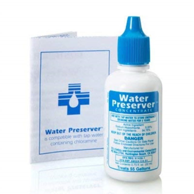 55 gallon water preserver concentrate 5 year emergency disaster ...
