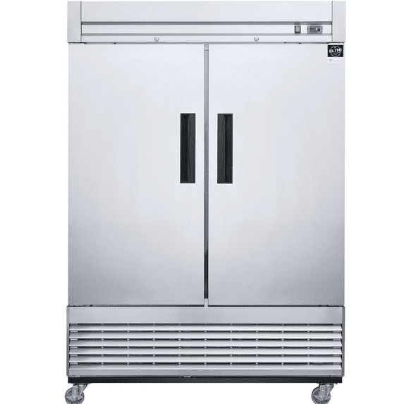 E60F 55 in. Commercial Freezer, Auto-Defrost, 40.7 Cu. Ft. Stainless ...