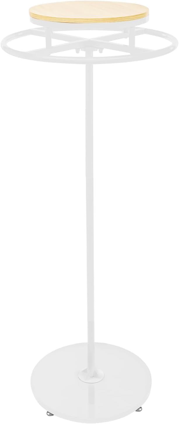 55 inch Height Round Garment Rack, Metal Floor Standing 360° Rotatable ...