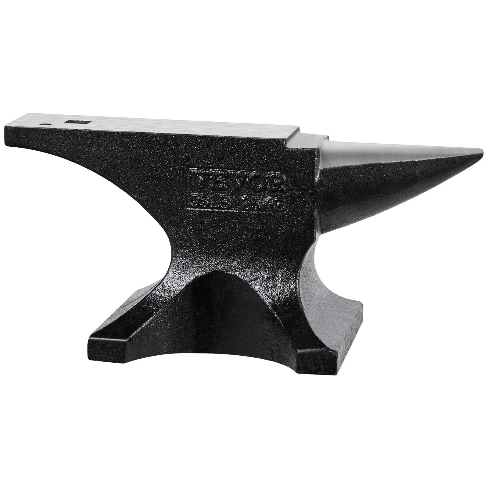 55 lbs Blacksmith Anvil with Single Round Horn | Made of Solid Cast ...