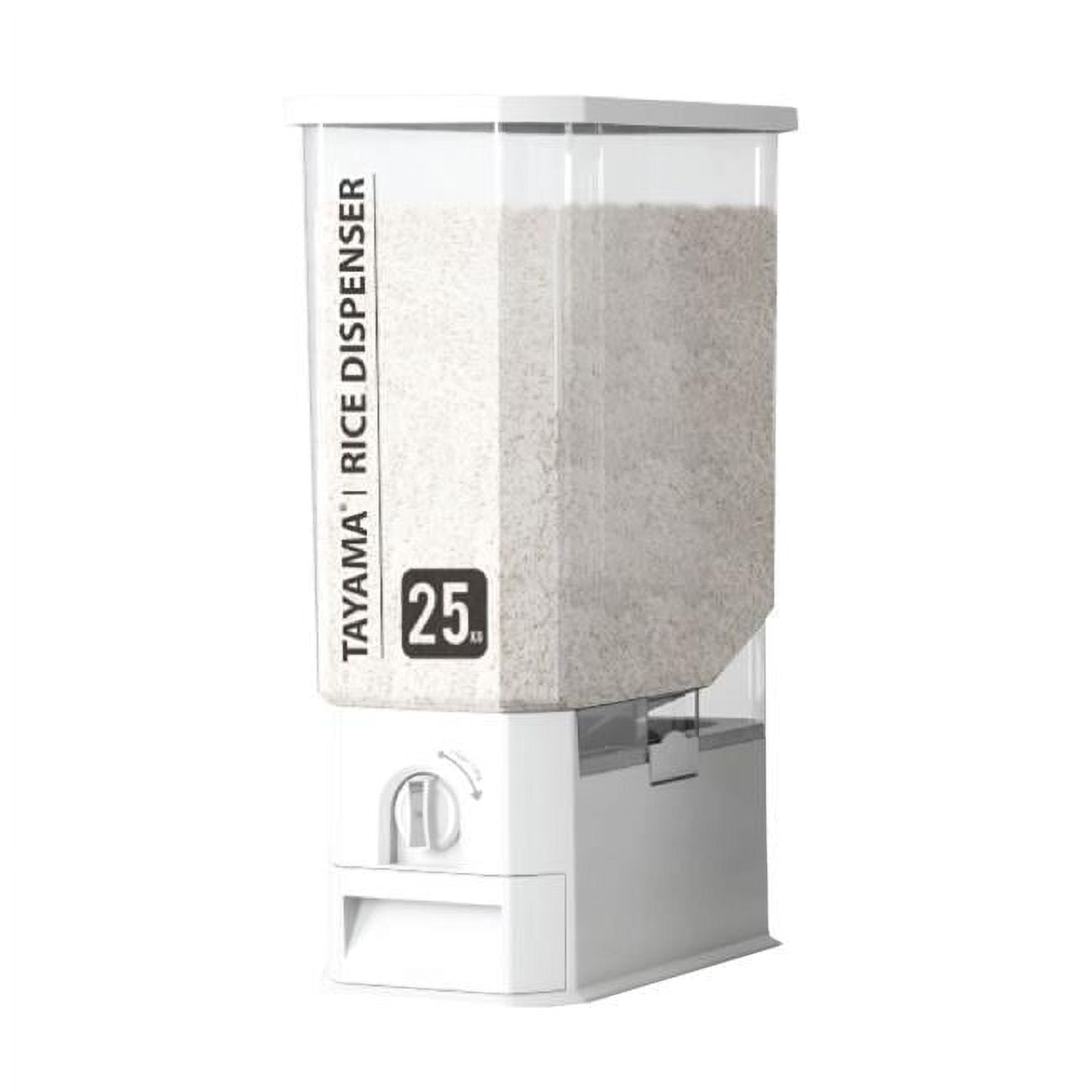 Large 55 lbs Rice Dispenser Grain Storage, BPA Free Plastic Dry Food ...