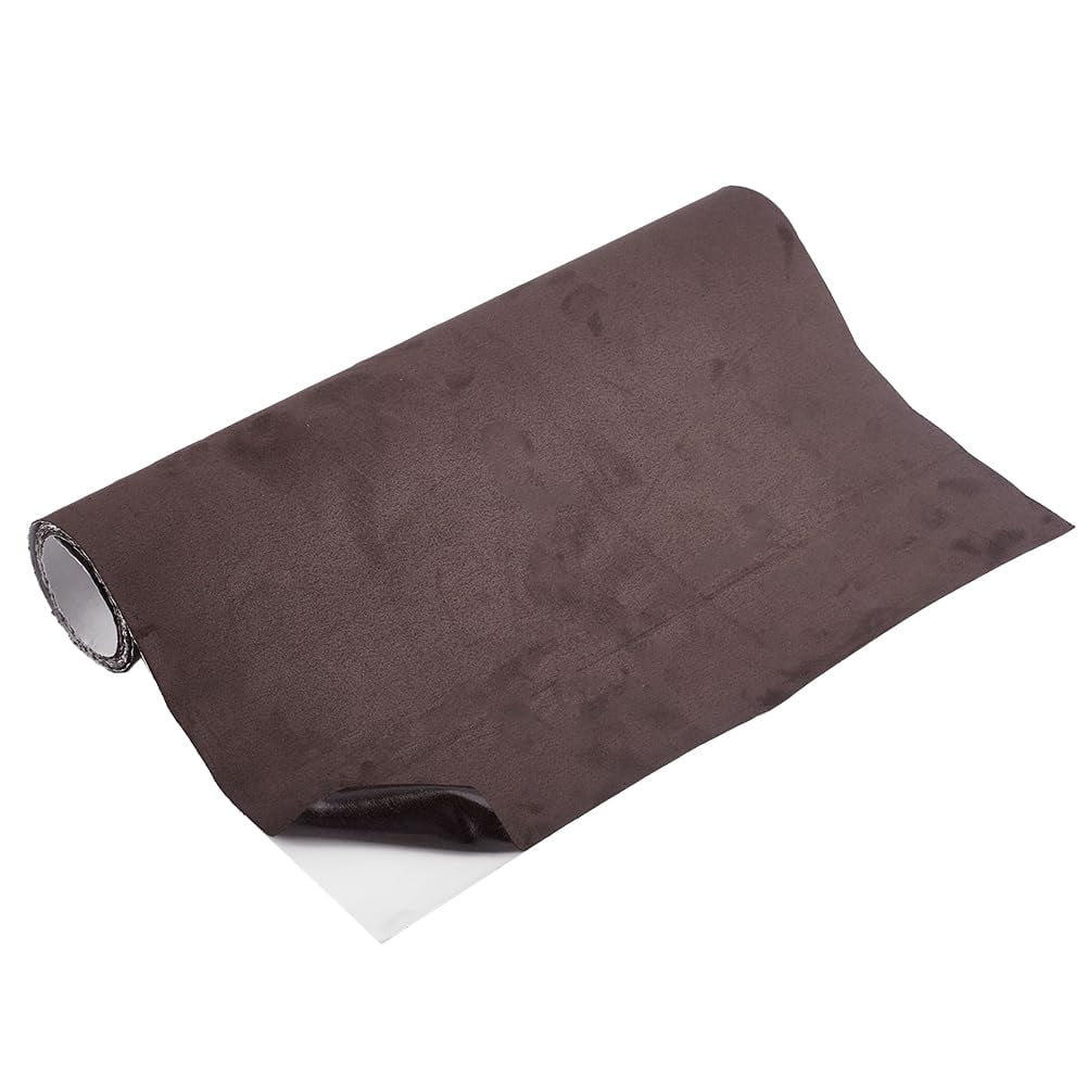 55" x 11.8" Suede Fabric Wrap Microfiber Fabric Self-Adhesive Suede ...