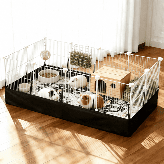 55" x 28" Large Guinea Pig Cage & Indoor Playpen - C&C Habitat with ...