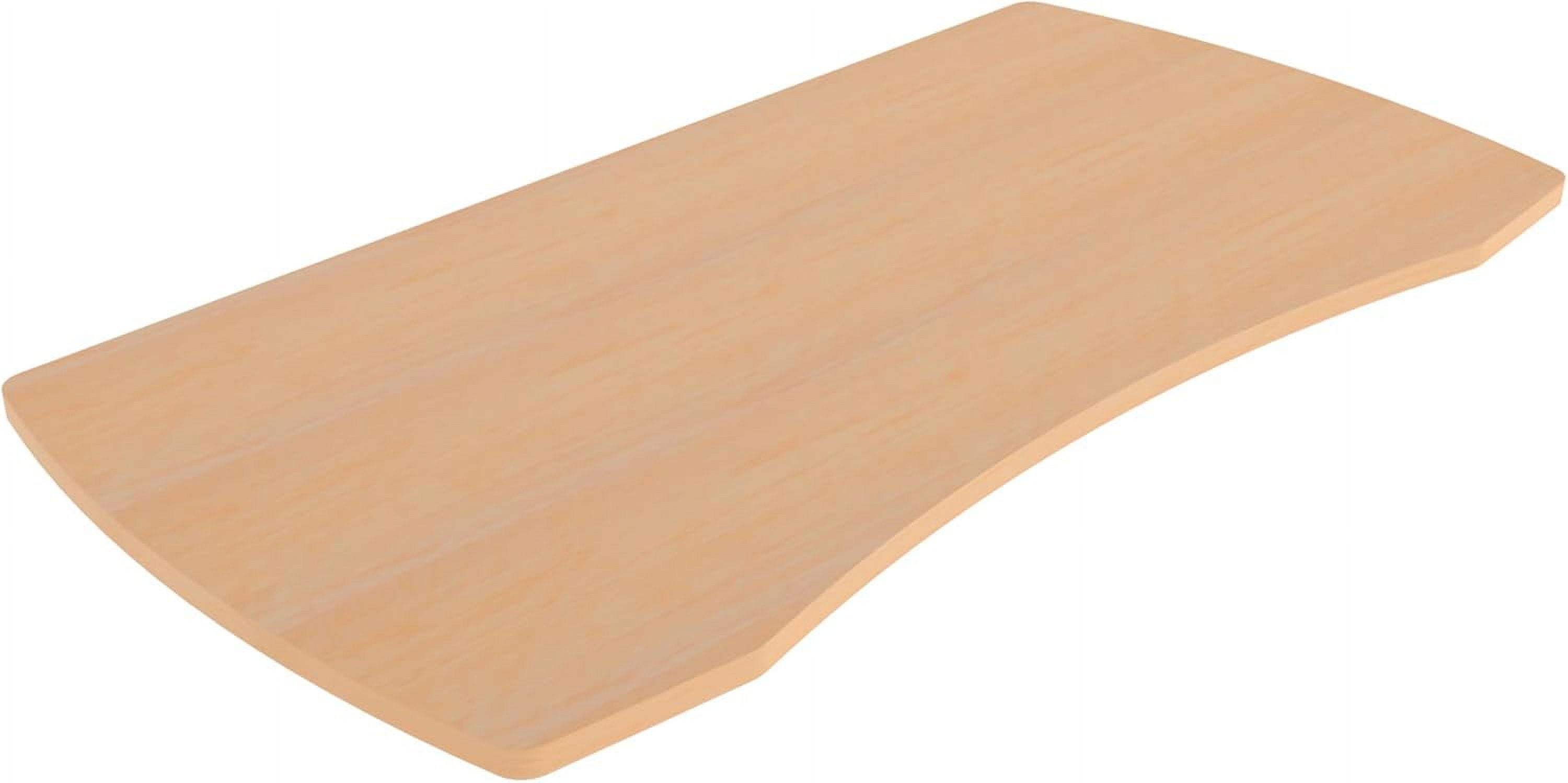 55" x 28" universal table top, solid one piece wooden desktop, tabletop ...