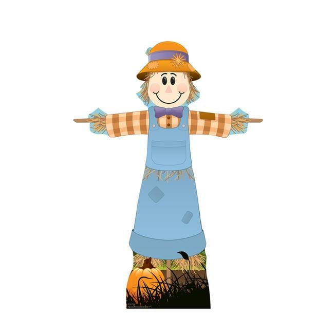 55 x 39 in. Scarecrow Female Cardboard Standup Cutout - Walmart.com