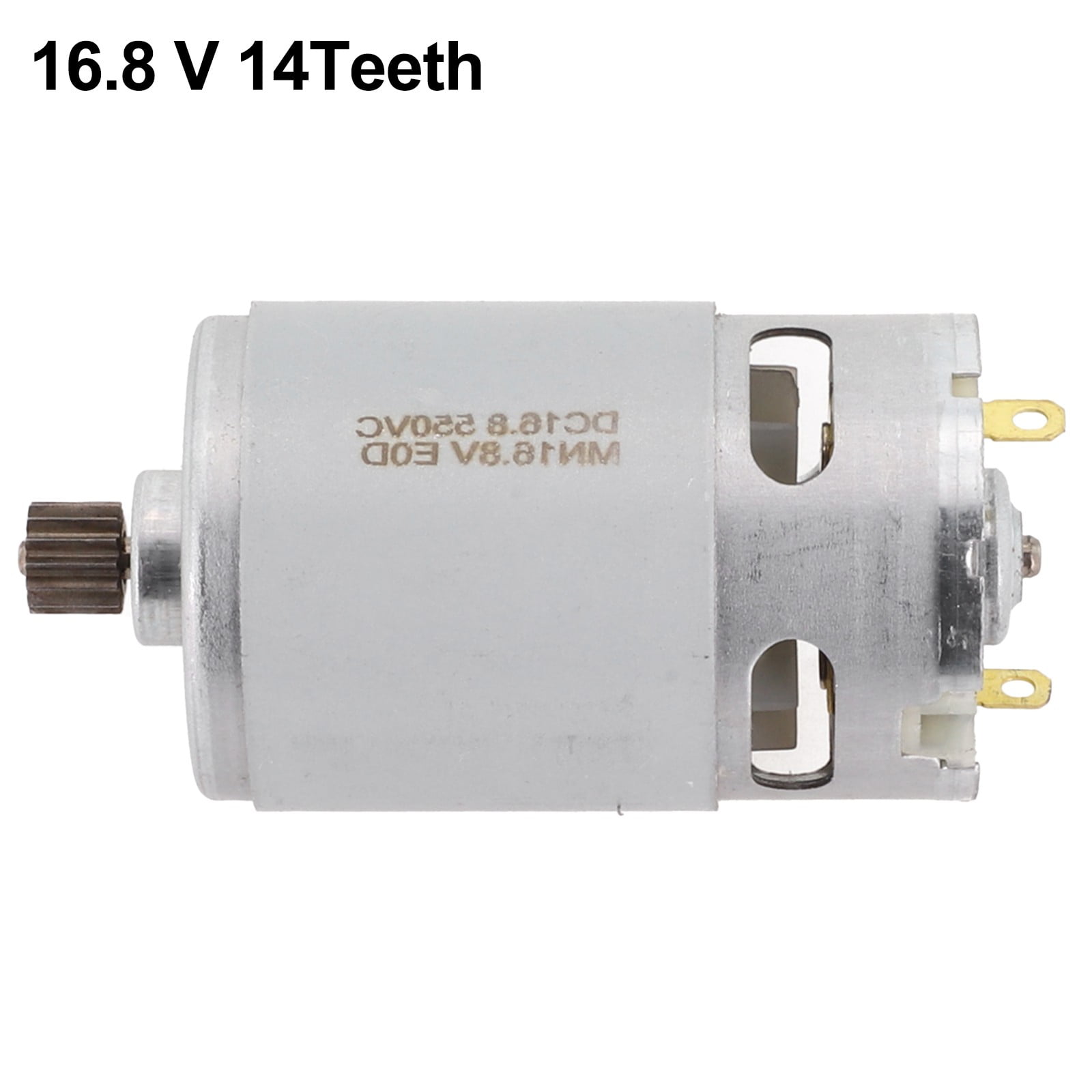 550 DCMotor 16.8V Electric Motors 14Teeth High Torque Gear Box Drill ...