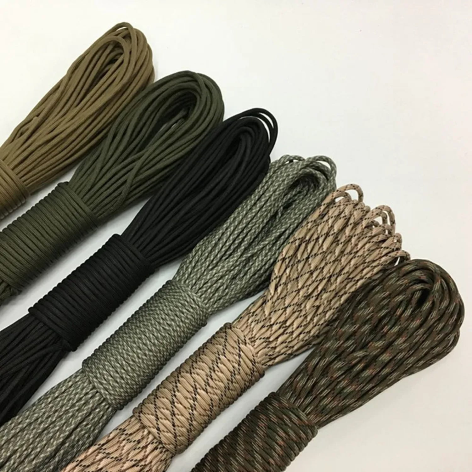 550 Military Paracord 7 Strand 4mm Tactical Parachute Cord Camping ...