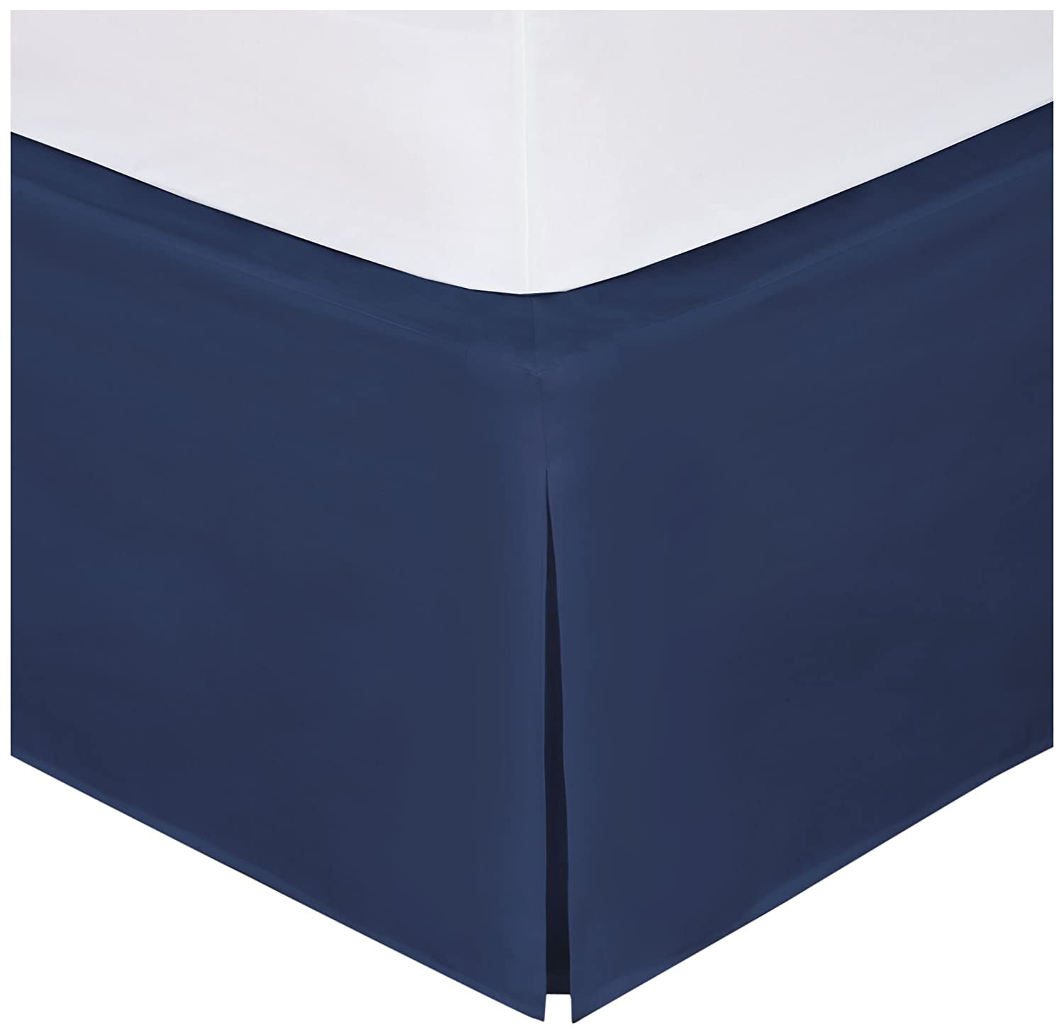 550-TC Egyptian Cotton Dust Ruffle/Bed Skirt Queen Size 1-Pieces Split ...