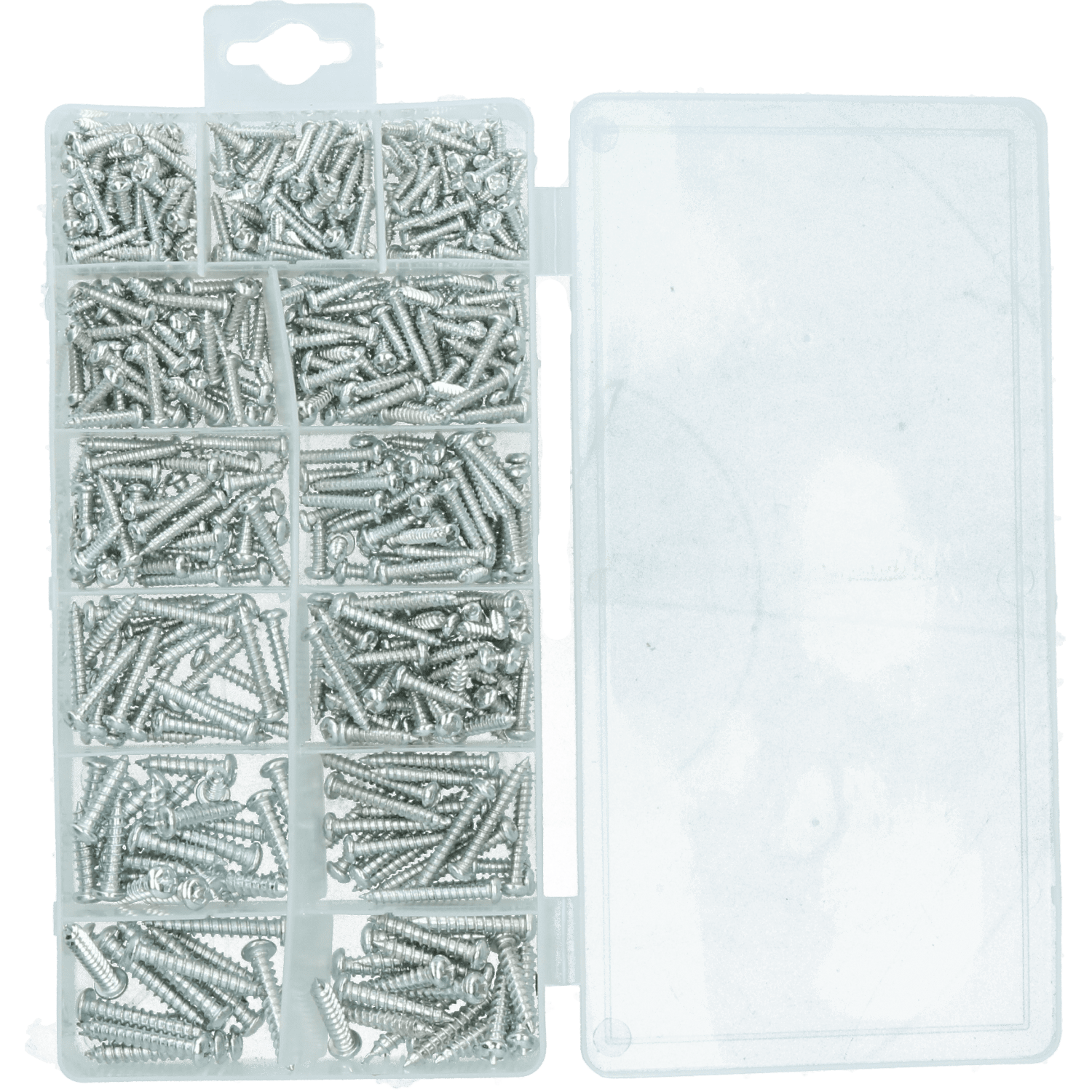 550 piece Metric Sheet Metal Self Tapping Screw Assortment kit AST33 ...