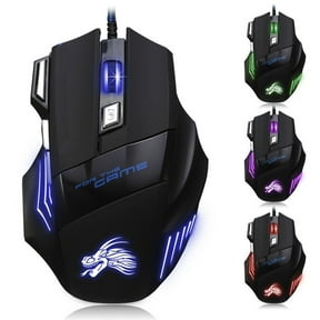 SANOXY Wired Gaming Mouse 7 Buttons 2400DPI LED Optical Wired Cable ...