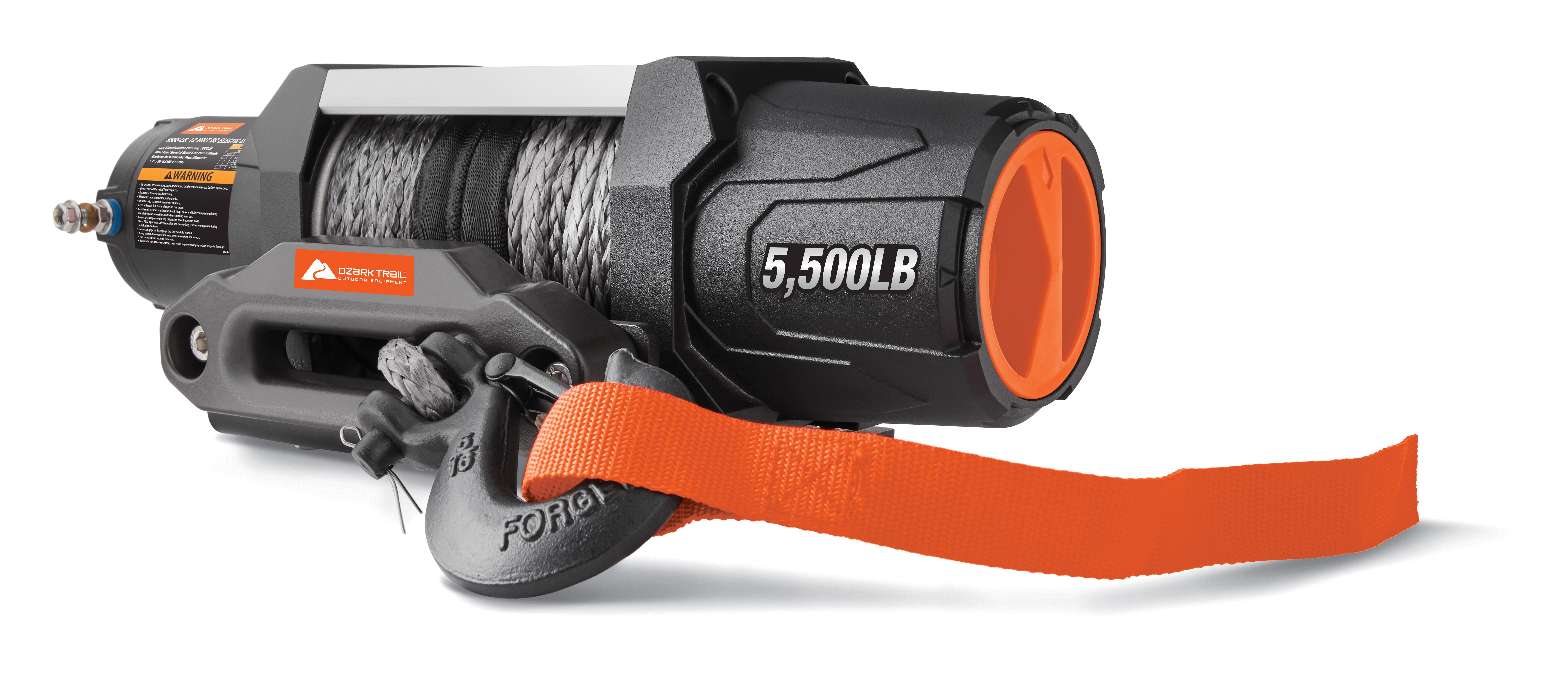 Ozark Trail 5500LB UTV Electric Winch with Wired Remote, Mounting ...
