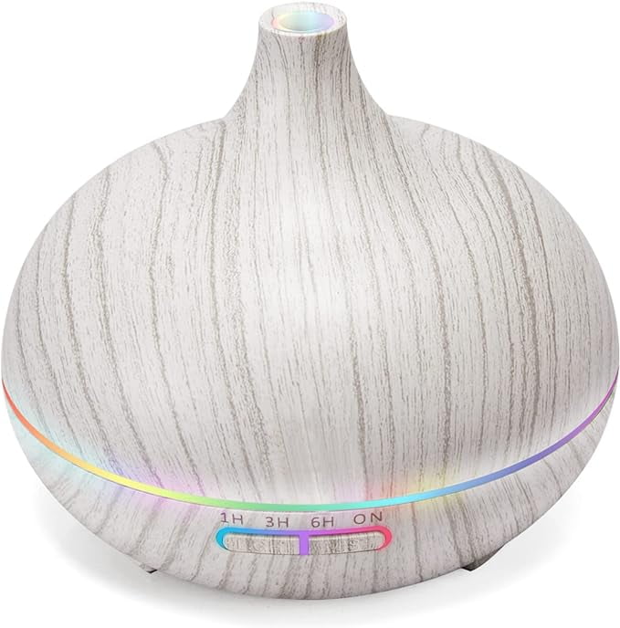 550ML White Aroma diffusers for Essential Oil Large Room,Essential Oils Aromatherapy Diffuser ...