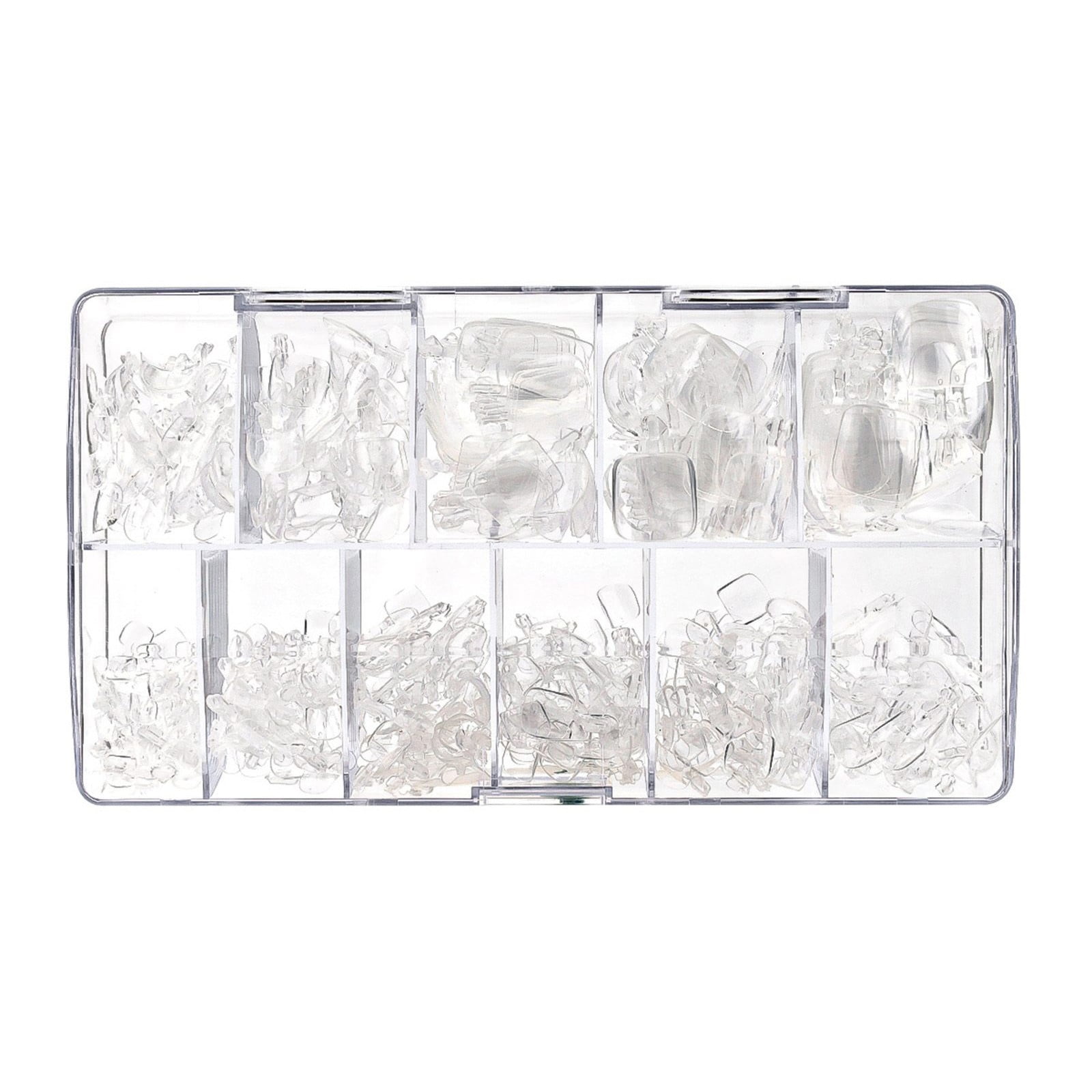550PCS Acrylic False Toenails 12 Sizes for Nail Salons DIY Foot ...