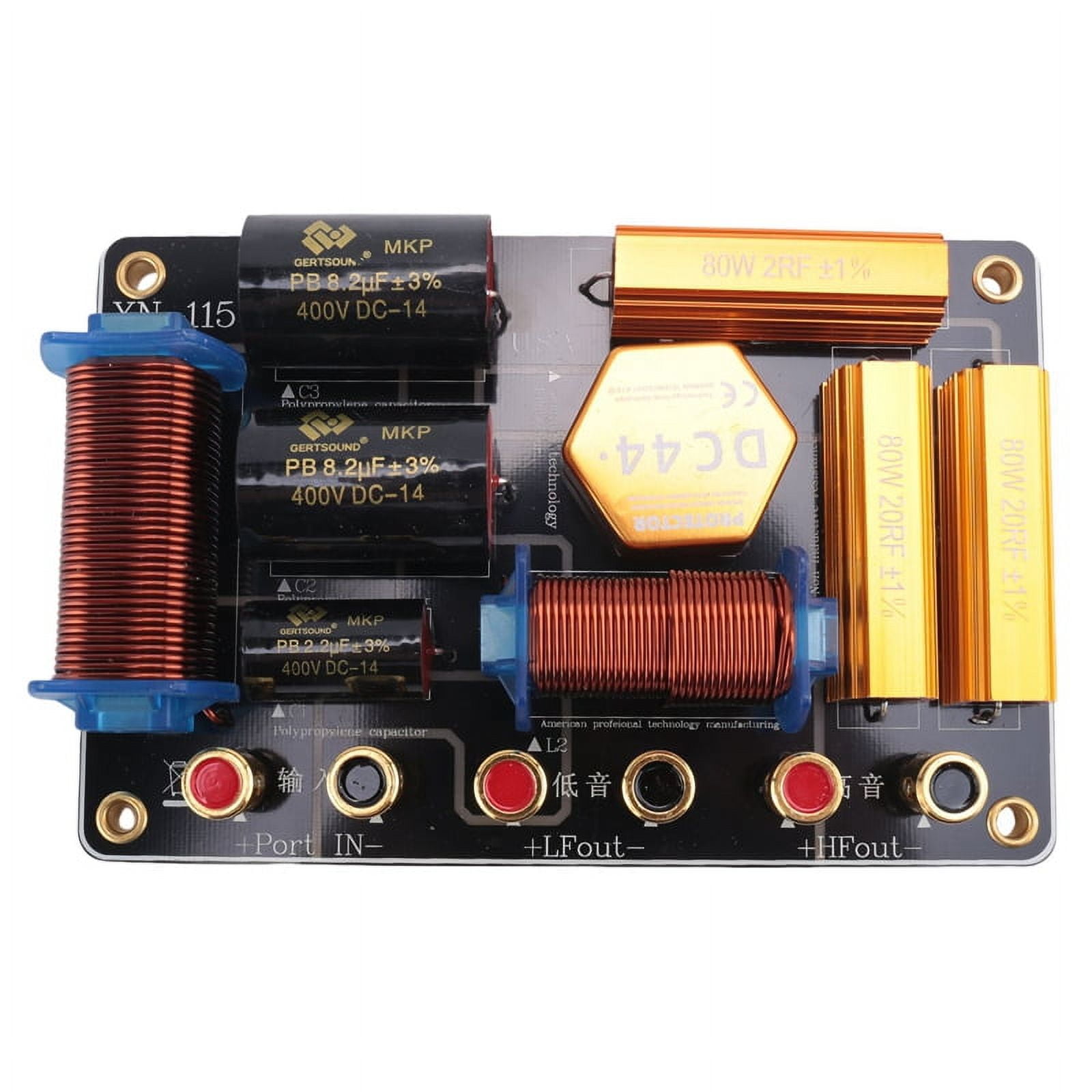 550W Audio Frequency Divider Two Way Speaker Crossover 15 12Inch Stage ...
