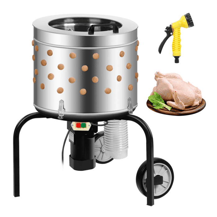 550W Chicken Feathering Machine, Electric Stainless Steel Poultry ...