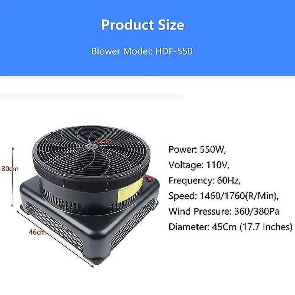 550W Weather-Resistant Air Blower Fan Blower for Sky Dancers Wacky ...