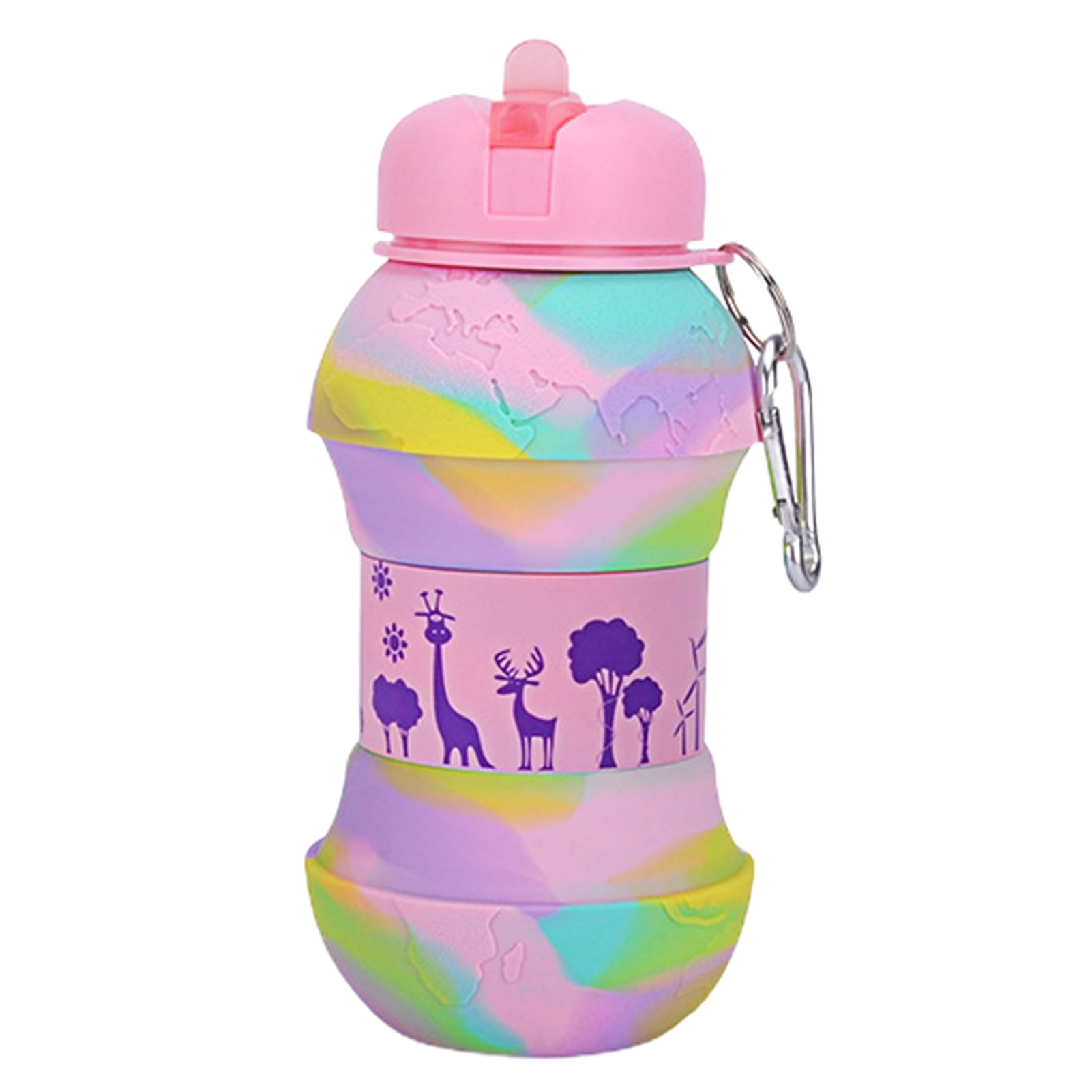 550ml/600ml Water Cup Foldable Heat-resistant with Hanging Hook Water ...