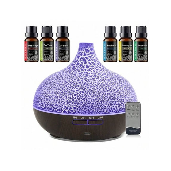 550ml Aromatherapy Humidifier With Essential Oils, Ultrasonic Cool Mist ...