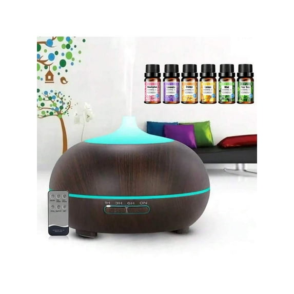 550ml Large Capacity Essential Oil Diffuser, Ultrasonic Cool Mist ...