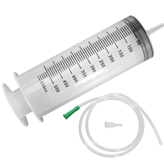 550ml Large Syringe, Plastic Syringe with 40-Inch Tubing, Ideal for ...