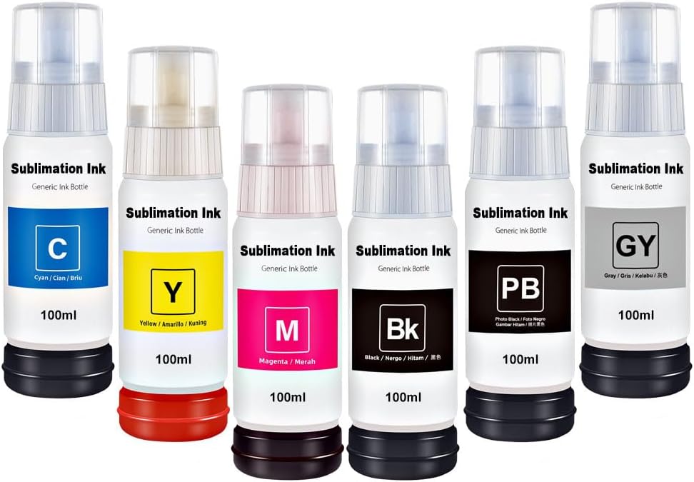 552 Sublimation Ink 600ML for EcoTank ET-8500 ET-8550 Wide-Format ...