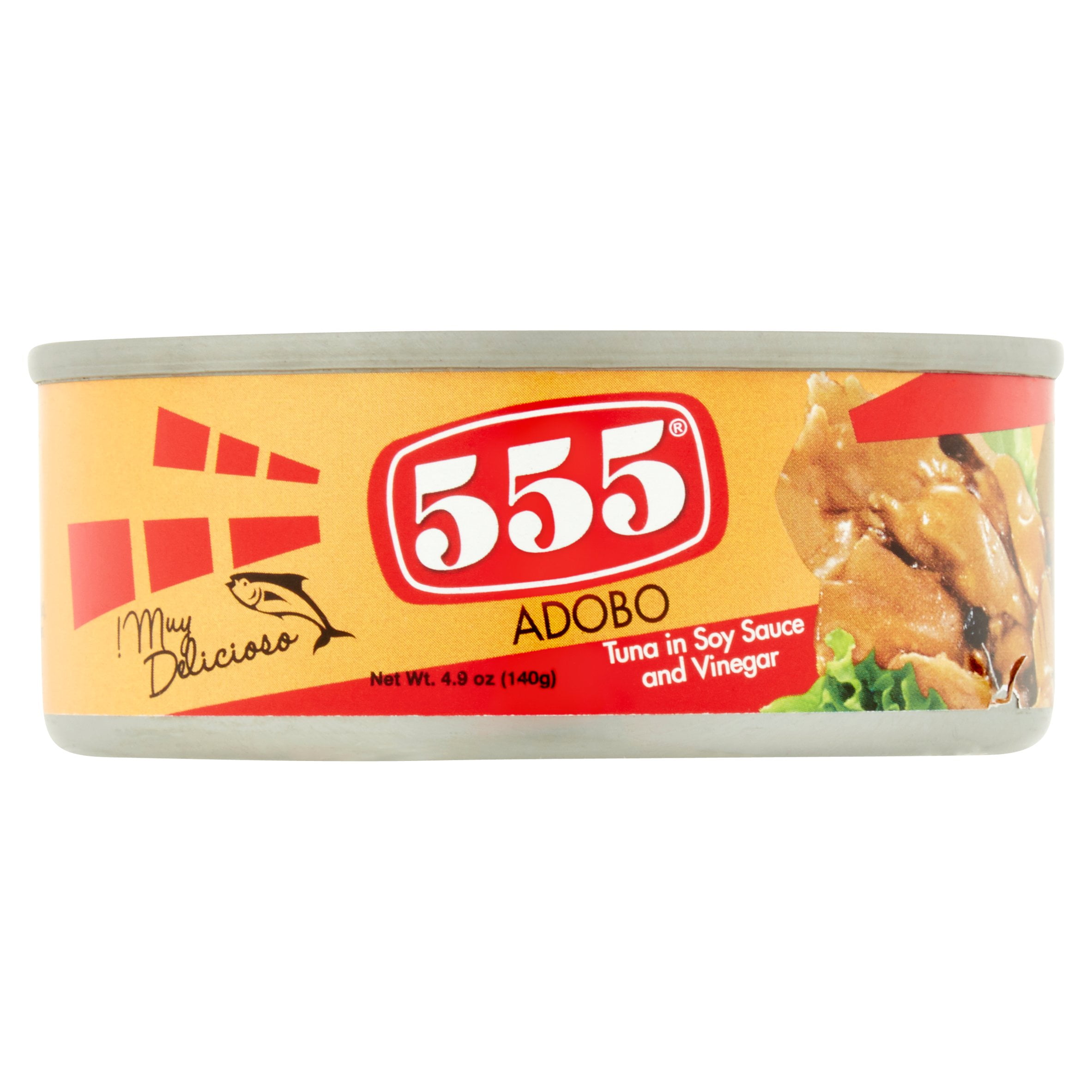 555 Adobo Tuna in Soy Sauce and Vinegar, 4.9 oz - Walmart.com