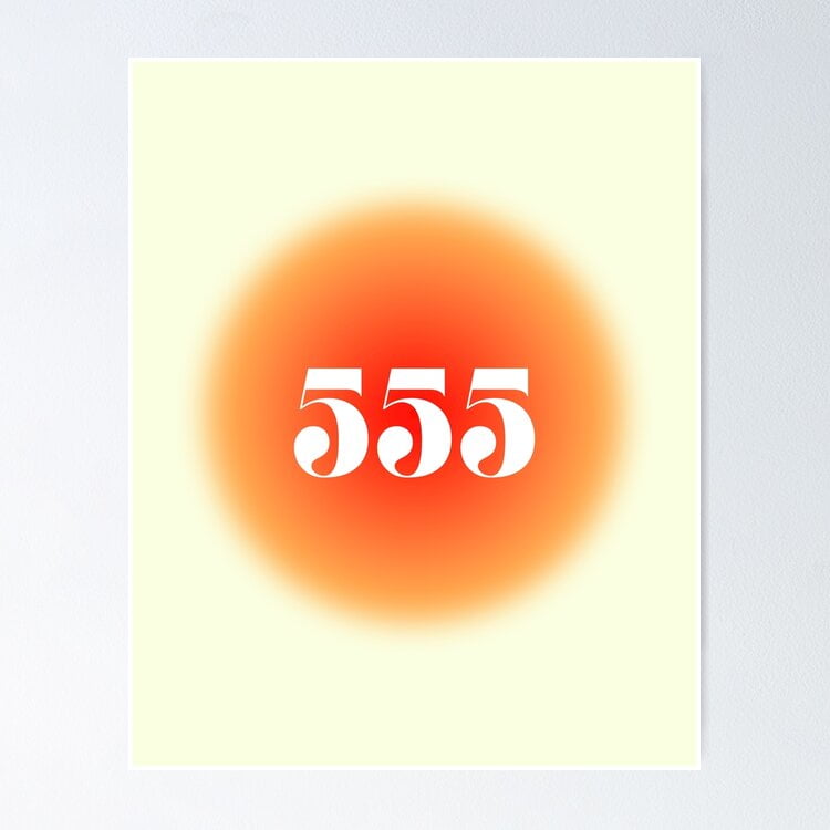 555 Poster- Unframed Poster | Wall Art | Perfect For Home Decor & Gifts ...