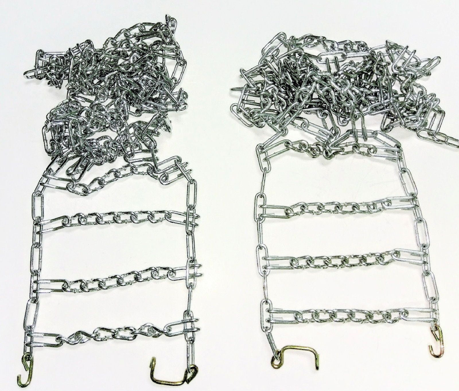 5552 Rotary Set Of 2 410x350x4 Snow Thrower Tire Chains 2 Link Spacing ...