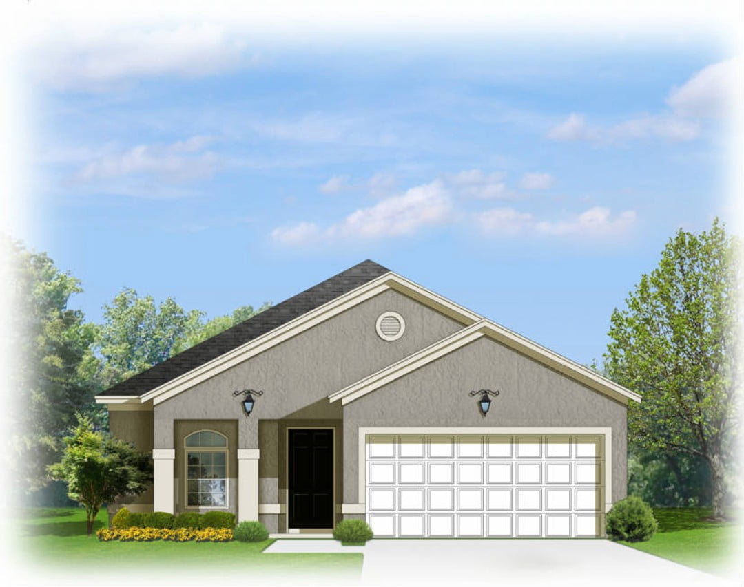 556-14292: Traditional 3 Bed, 2 Bath Luxury Home Plan, 1429 Sq Ft: Full ...