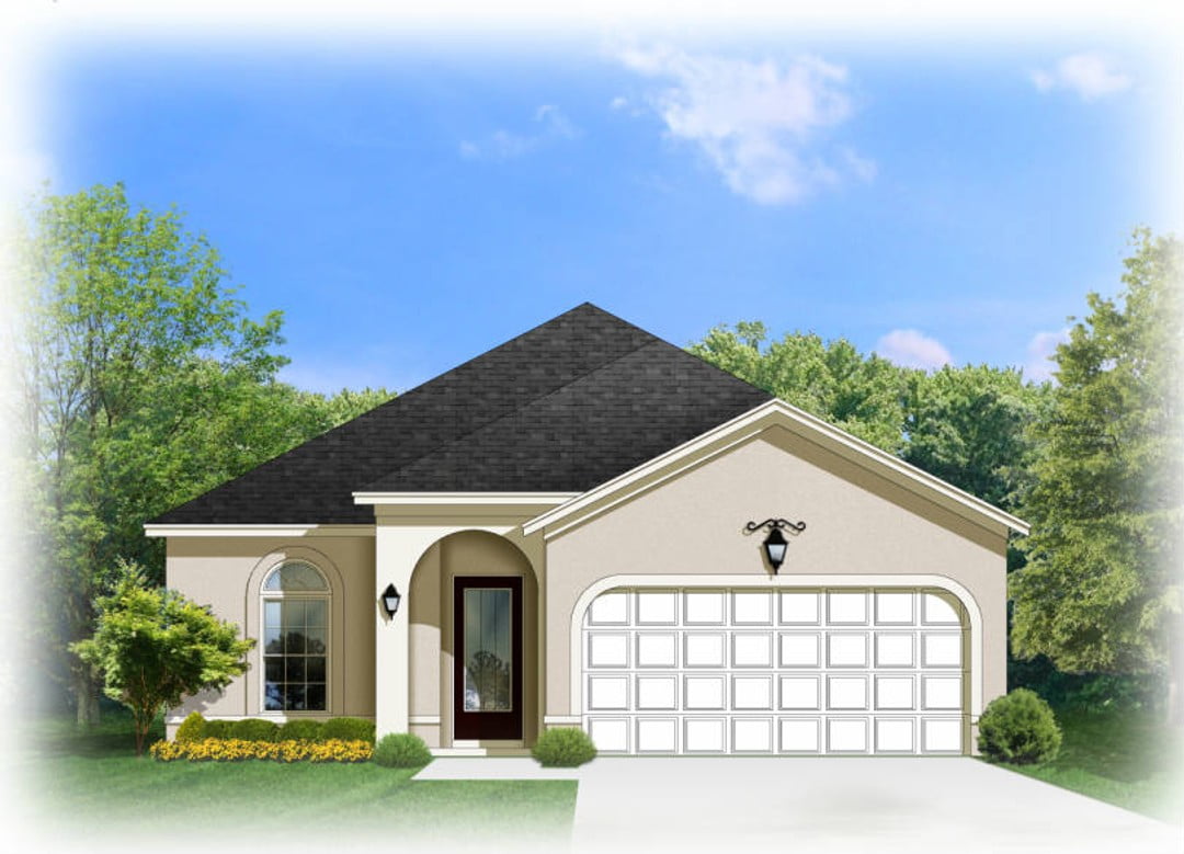 556-1449: Southwestern Traditional 3 Bed, 2 Bath Luxury Home Plan, 1449 ...