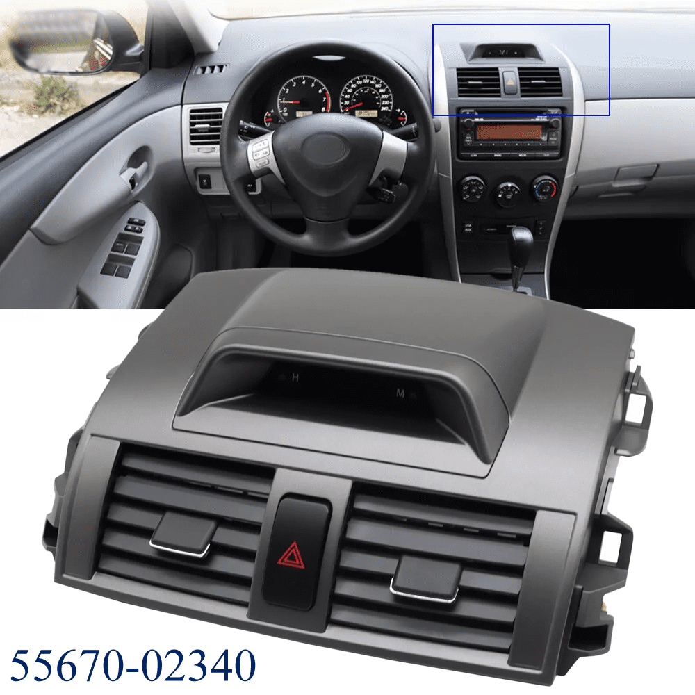 55670-02340 For Toyota Corolla 2009 2010-2013 Center Dash AC Air Vent ...