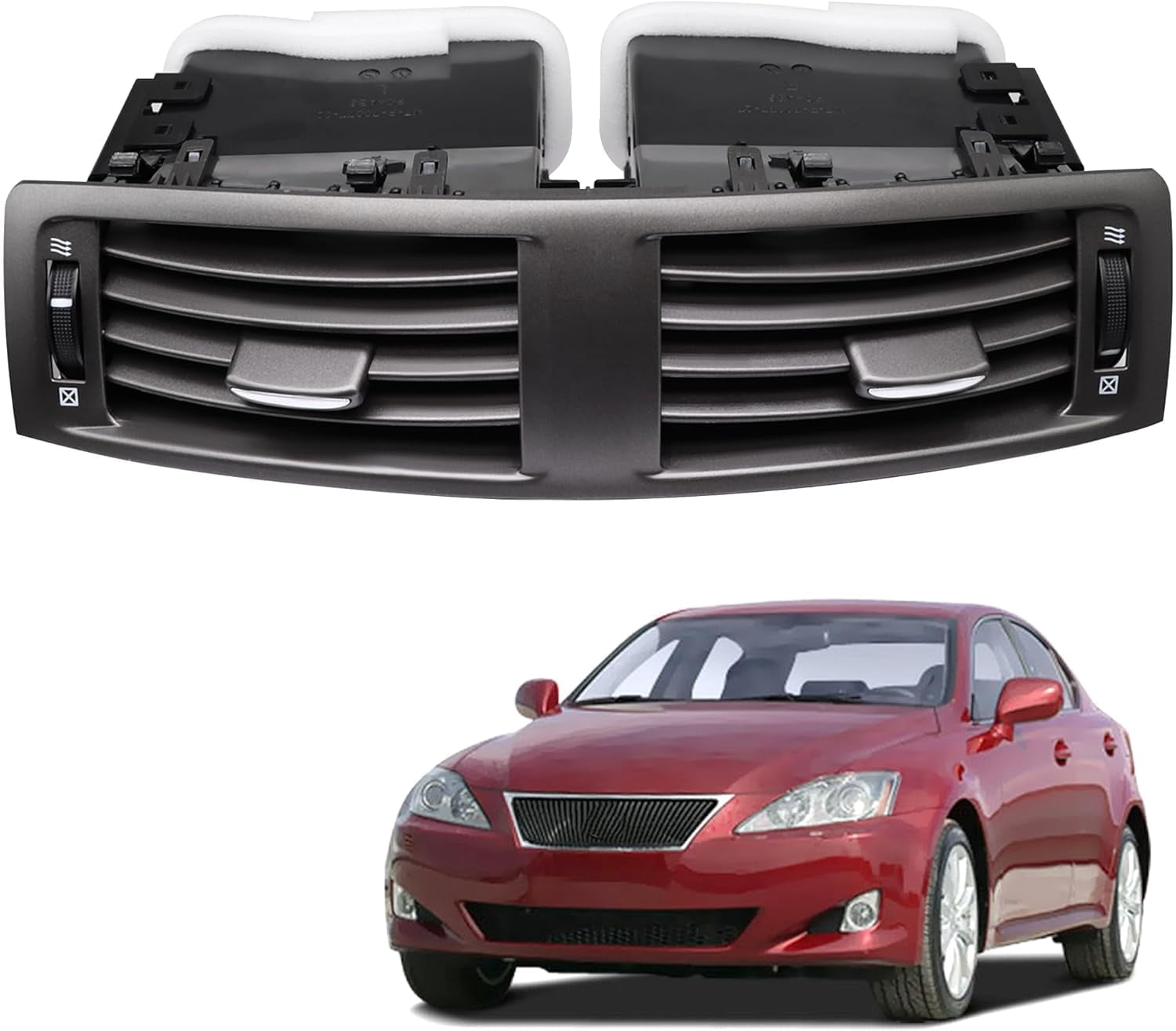 55670-53010 Center Dash Air Vent Panel Instrument AC Heater Fit for ...