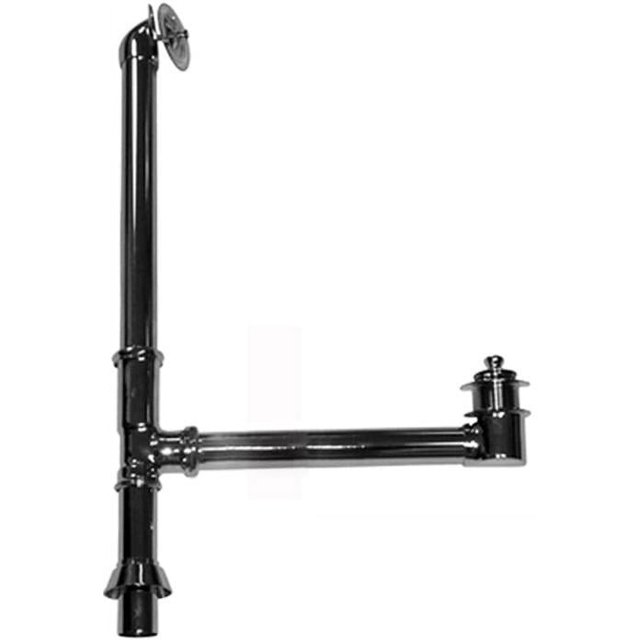 5599E-CP Extended Tub Waste & Overflow Polished Chrome - Walmart.com