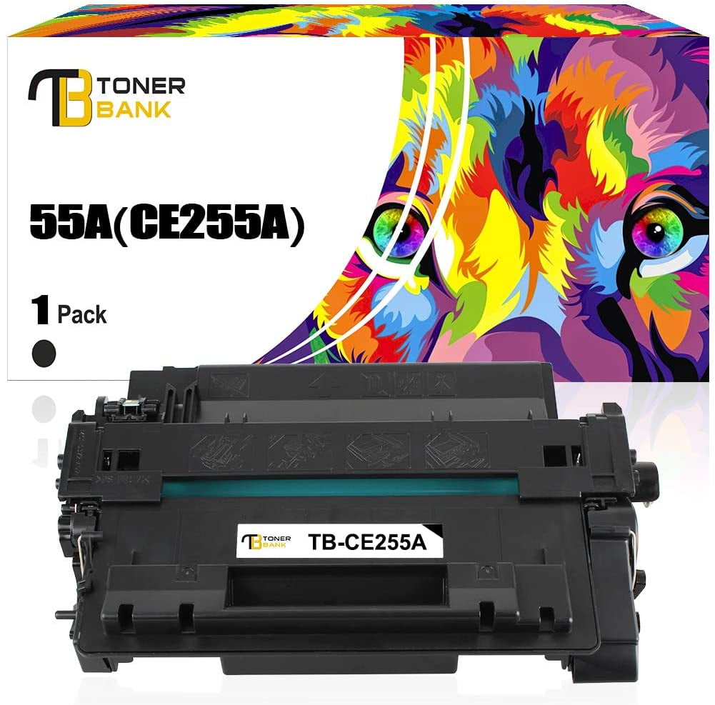 55A Toner Cartridge Compatible for HP 55A CE255A Laserjet P3015 P3015dn ...
