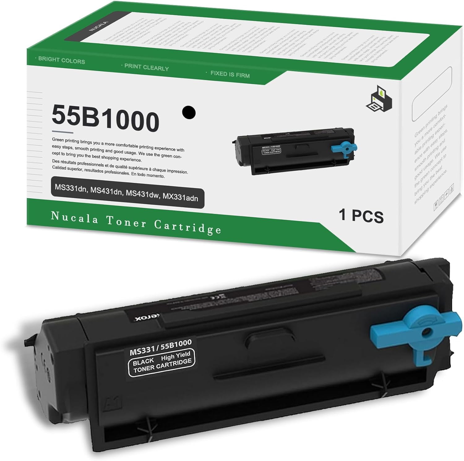55B1000 Black Toner Cartridge(1-Pack) - Ncla55B1000 High Yield Toner ...