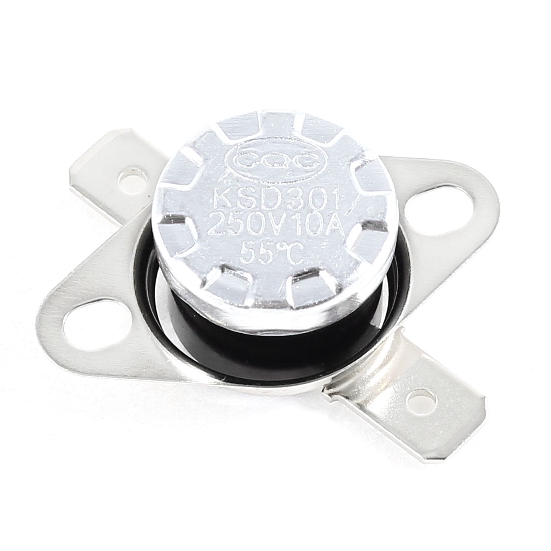 55C NC Temperature Control Switch Thermostat Auto Reset 2-Terminal ...