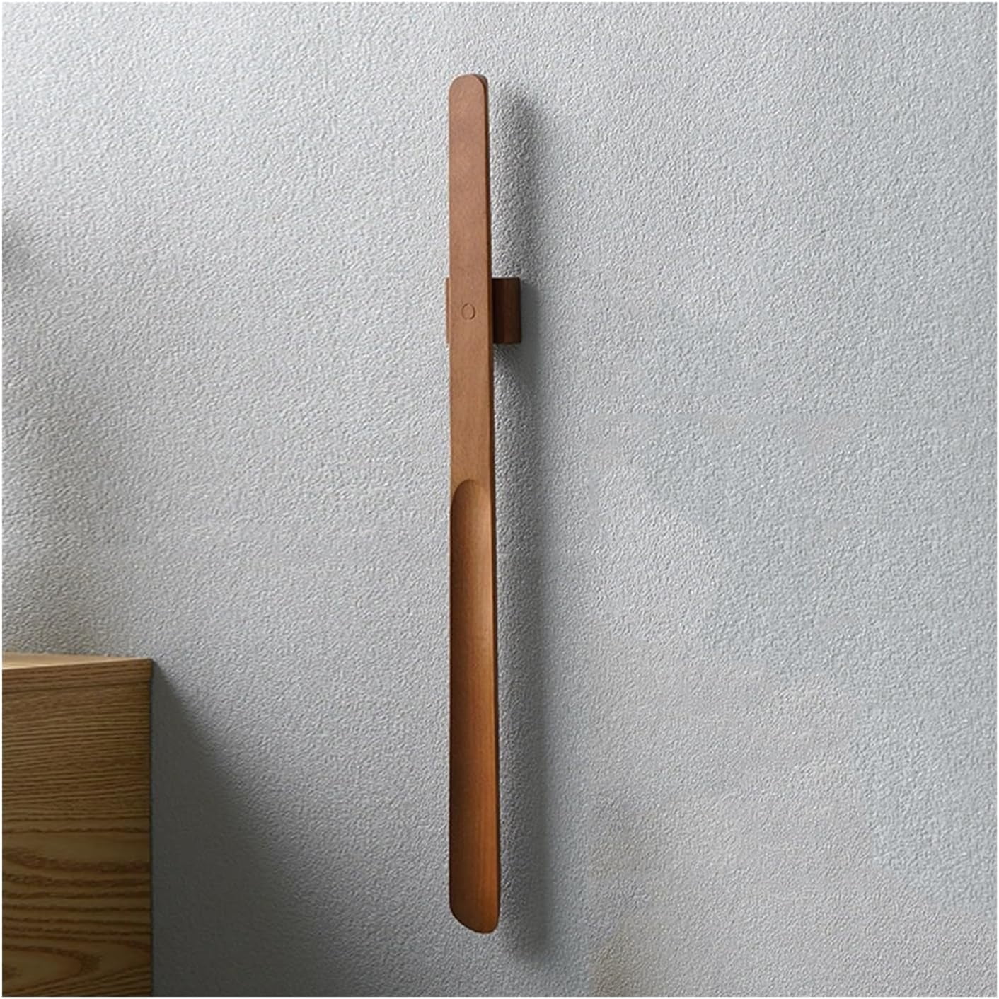 55CM Wooden Long Handle Magnetic Shoehorn Long Shoe Spoon Horn for ...