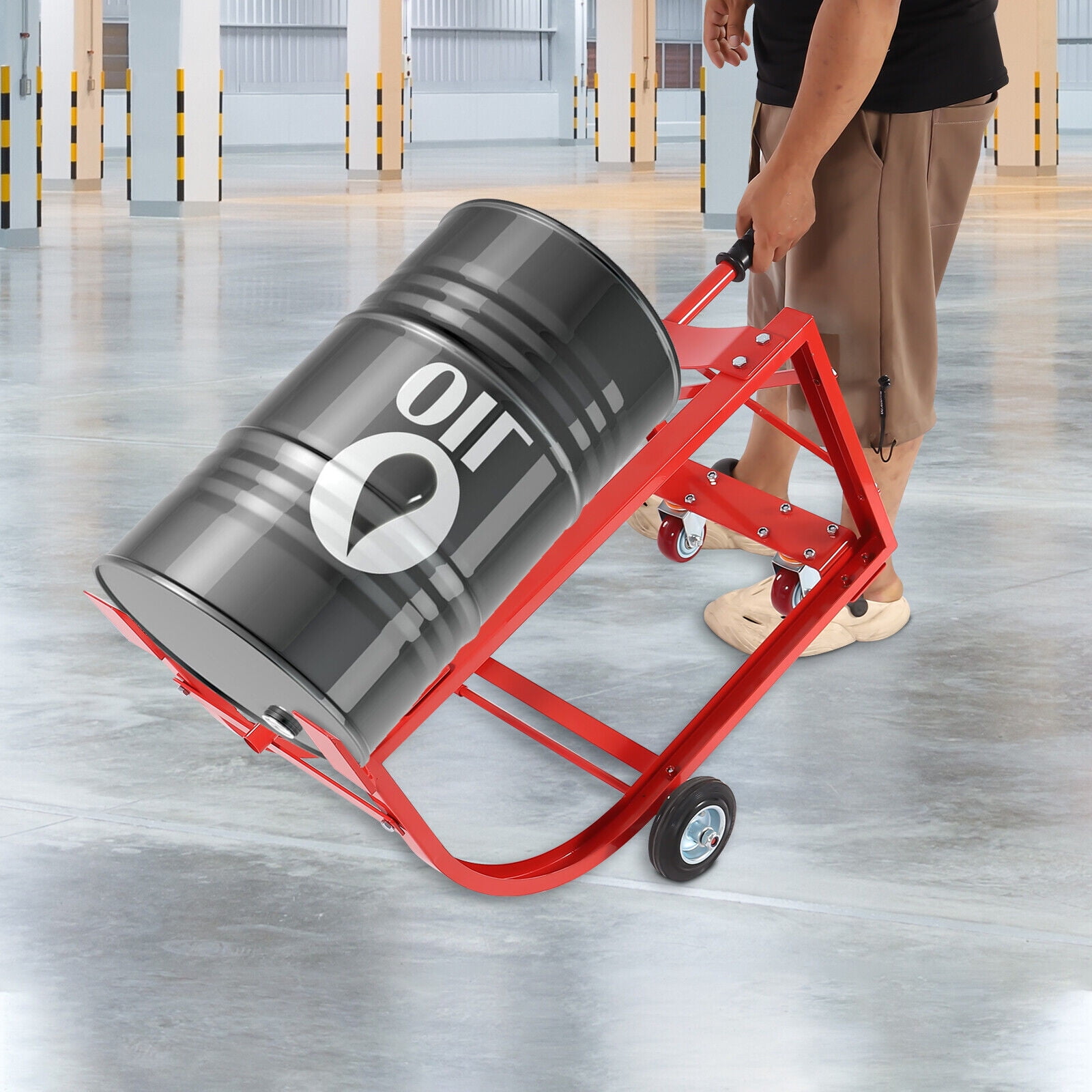 55Gal Drum Cradle, Drum Cradle with Wheels, Movable Drum Cradle, Drum ...