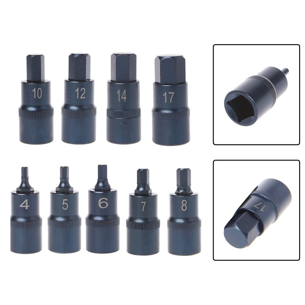 55Mm H4-H17 Hexagon Screwdriver Socket 1/2Inch Adapter Drill Bit Hand ...