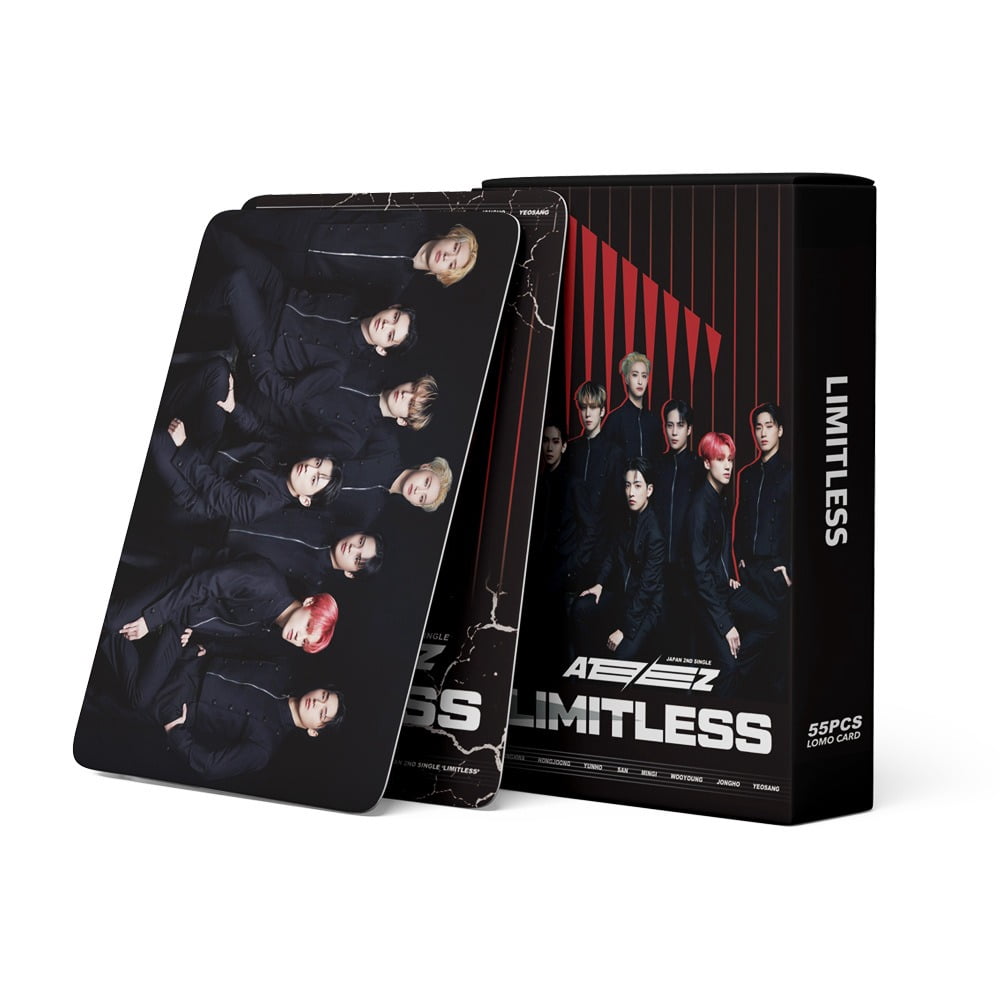 55PCS KPOP ATEEZ GOLDEN HOUR Merch Photocard New Album Lomo Crads ...