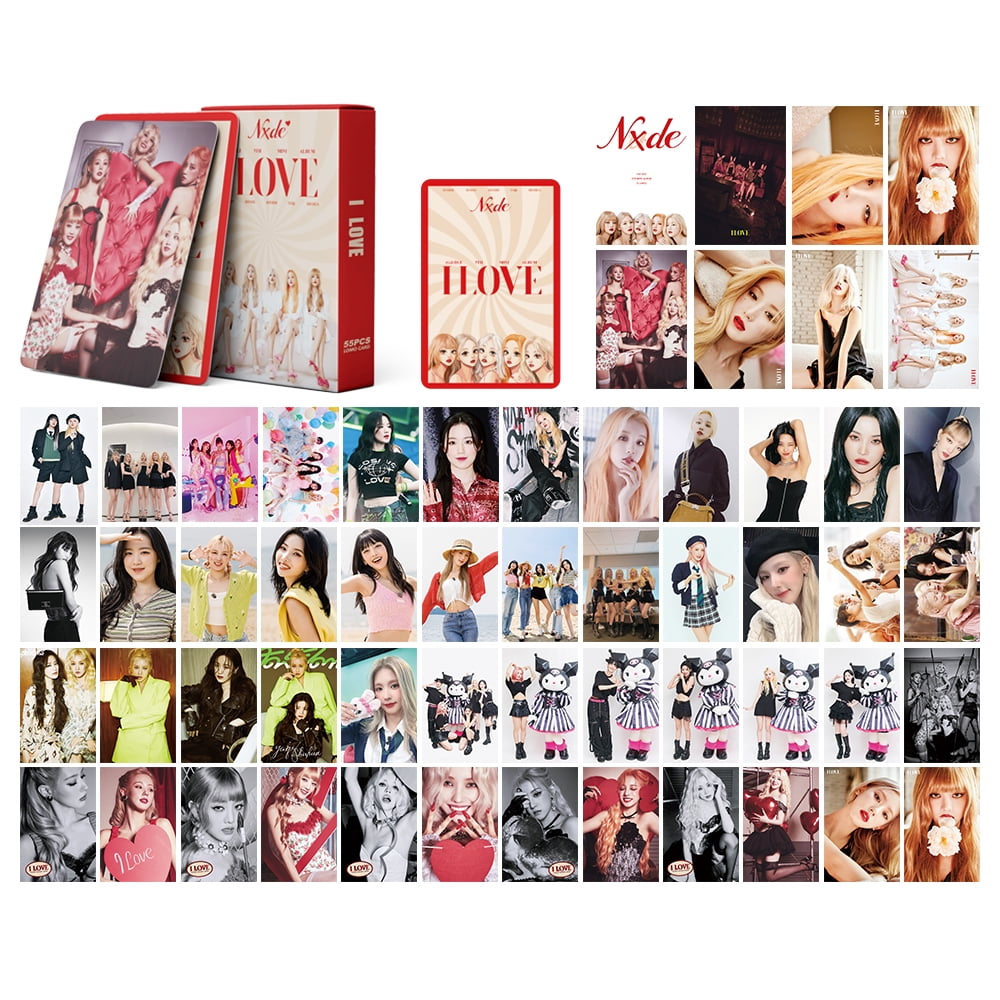 55Pcs (G)I-DLE LOMO Cards 2022 G-IDLE I LOVE Album Photo Poster MINI G-IDLE Album For Fans KPOP ...