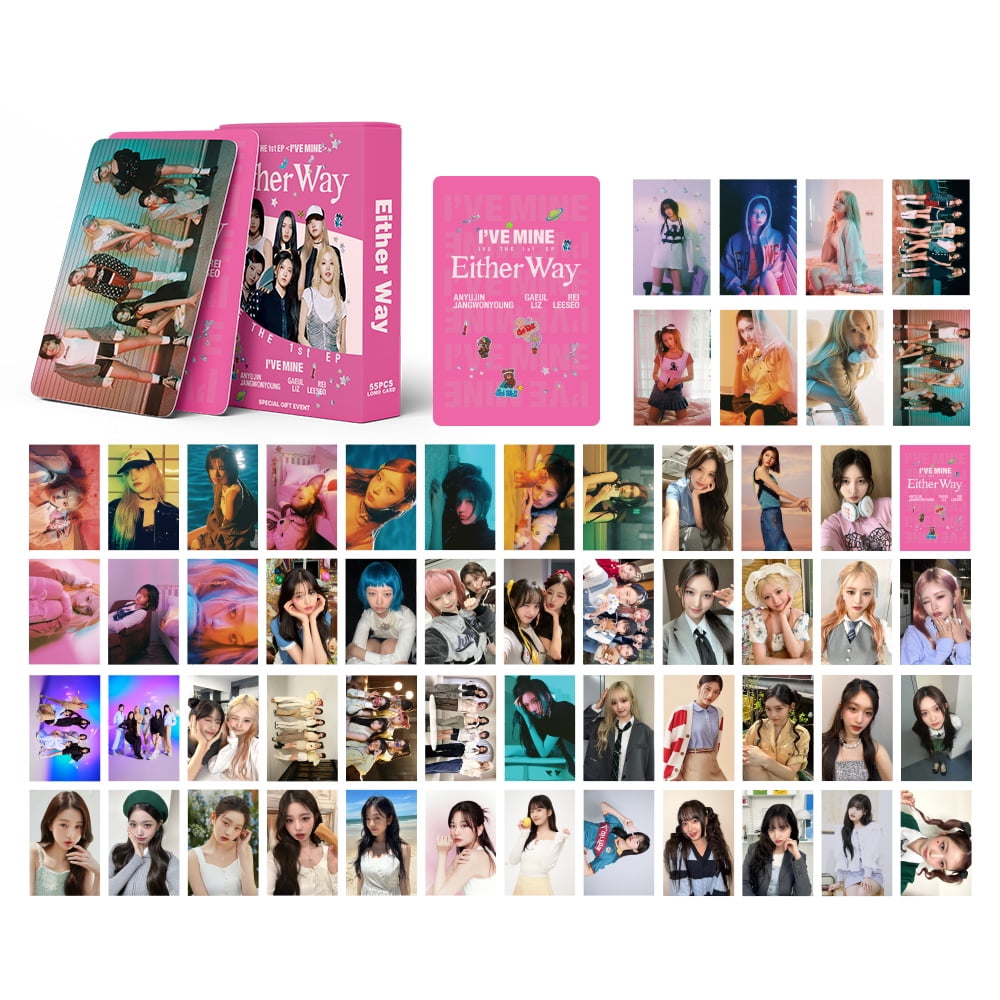 55Pcs IVE LOMO Cards I’VE MINE Album Photocards KPOP Merch Eitherway PostCard Merchandise ...
