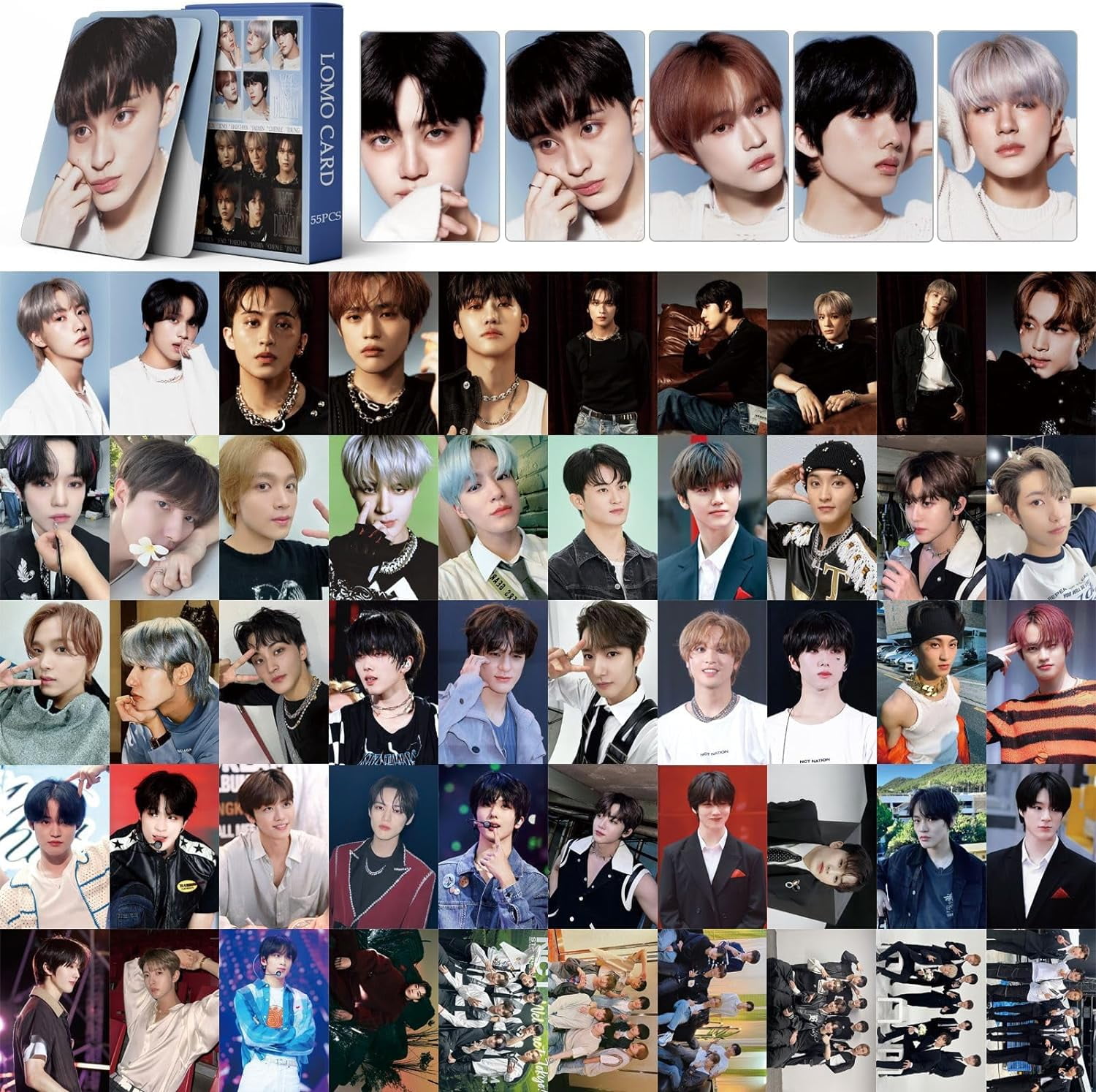 55Pcs NCT DREAM Lomo Cards NCT DREAM 2024 Season's Greetings New Album ...