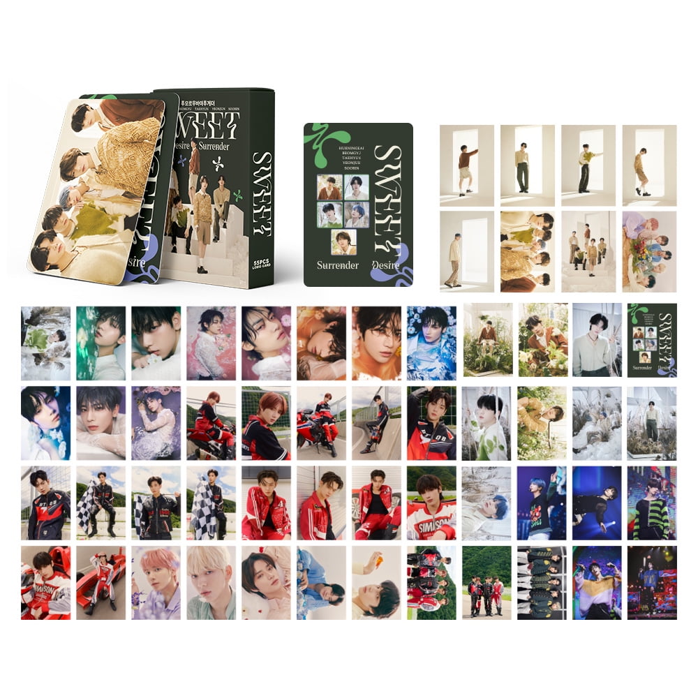 55Pcs TXT LOMO Cards TXT SWEET JAPAN ALBUM Poster KPOP Merch TXT MINI Photocards SOOBIN TAEHYUN ...