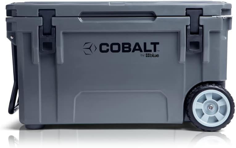 55Q Cobalt Rotomolded Cooler with Wheels - Gray - Walmart.com