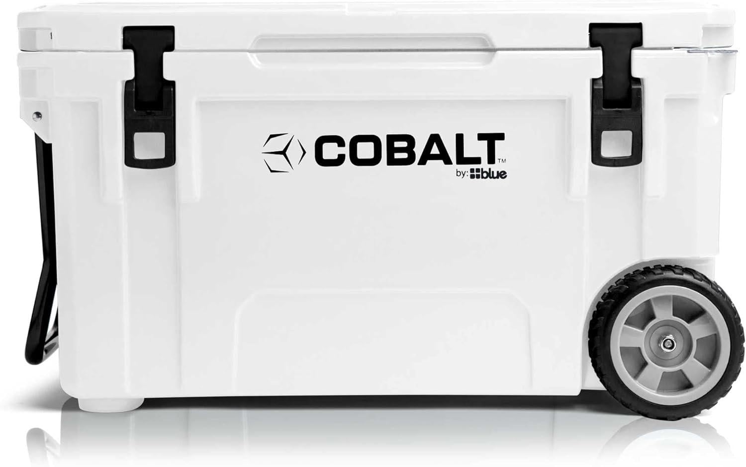 55Q Cobalt Rotomolded Cooler with Wheels - White - Walmart.com