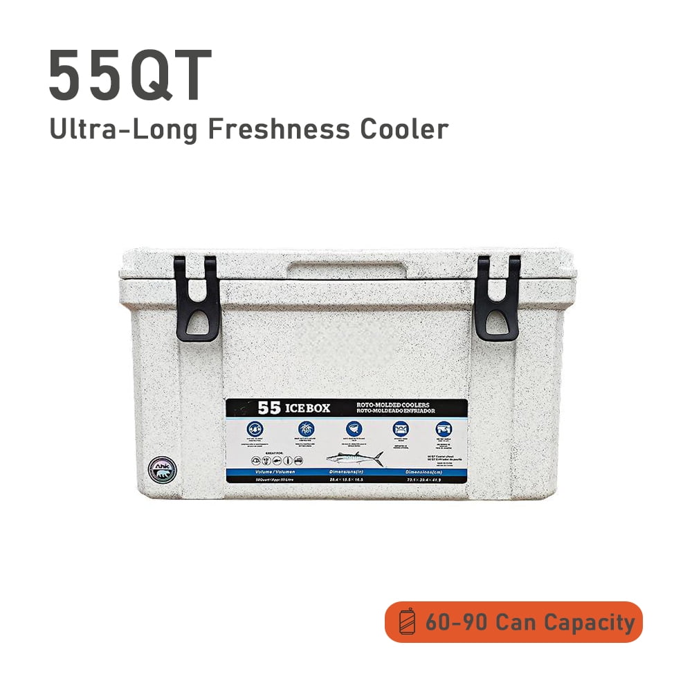 55QT Rotomolded Cooler with Food-Grade Liner & Dual-Purpose Hot & Cold ...